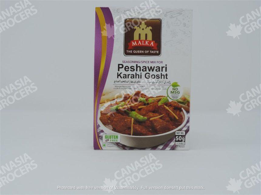 Malka Peshawari Karahi Gosht Seasoning Spice Mix 50G - Can-Asia Grocers ...