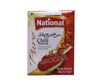 National Red Chilli Powder Ex.Hot 400g - CanAsia GROCERS INC.