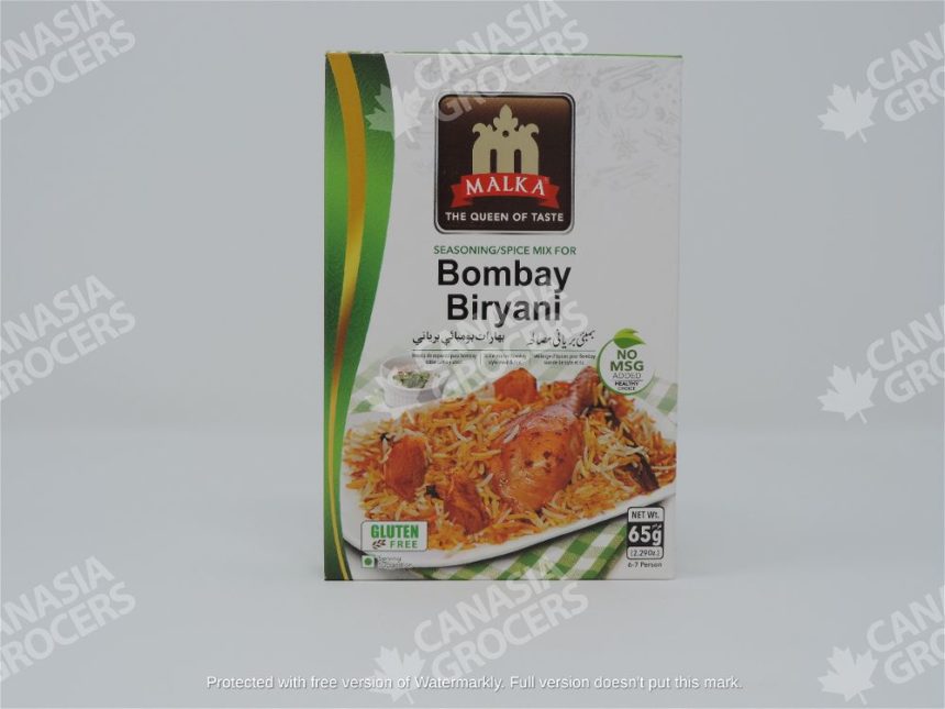 Malka Bombay Biryani Seasoning Spice Mix 50G - Can-Asia Grocers Inc.
