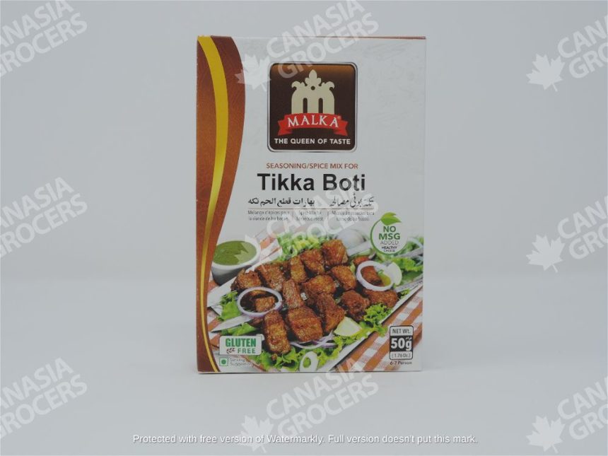 Malka Tikka Boti Seasoning Spice Mix 50G - Can-Asia Grocers Inc.