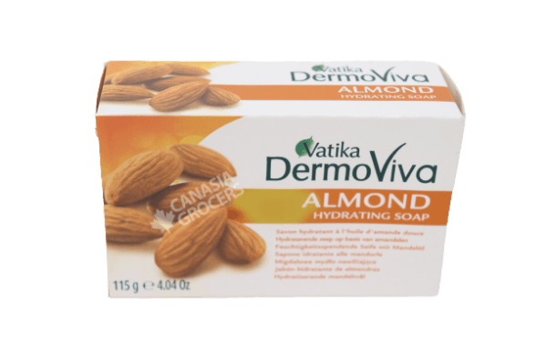 DABUR VATIKA DERMOVIVA ALMOND HYDRATING SOAP 115G - Can-Asia Grocers Inc.