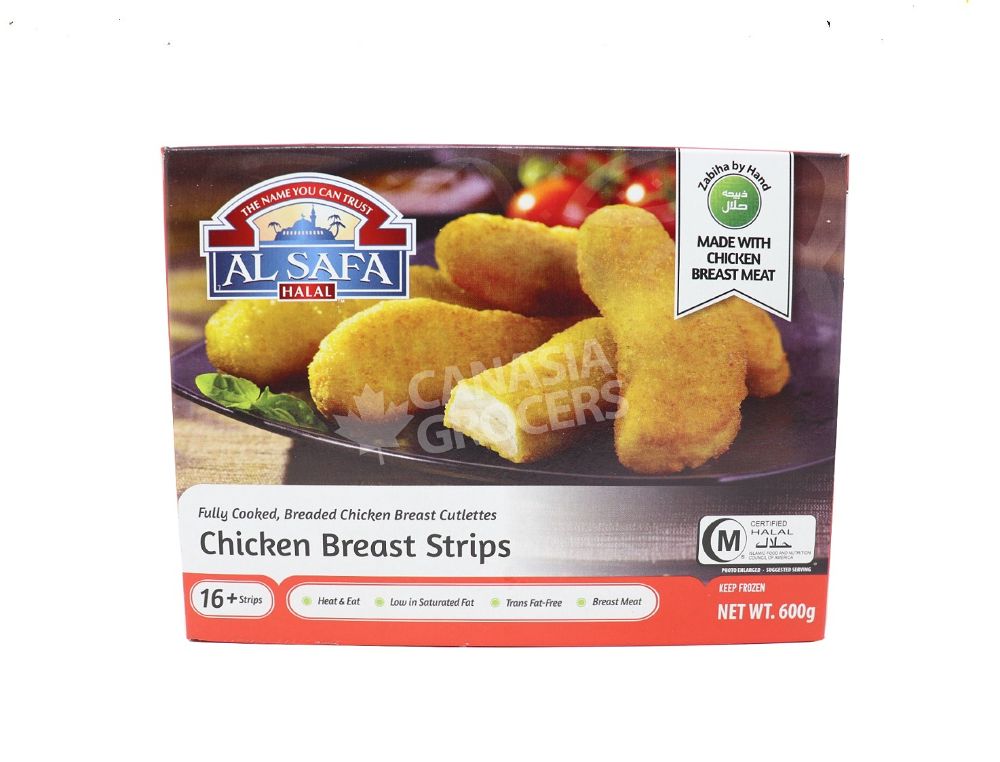 AL SAFA CHICKEN STRIPS HALAL 16PCS - Can-Asia Grocers Inc.